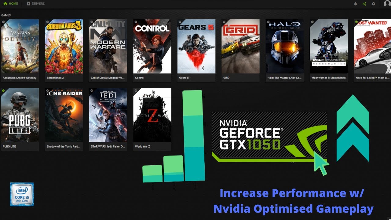 NVIDIA Optimized Gameplay GTX 1050 4GB | i5 8300h | 16 GB Ram - YouTube