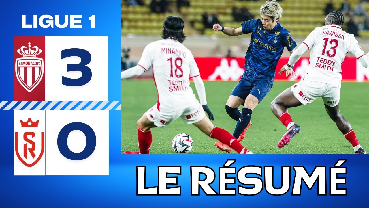 Monaco - Reims | 3-0 | Highlights | Ligue 1 2024-25 | Monaco Reims ...