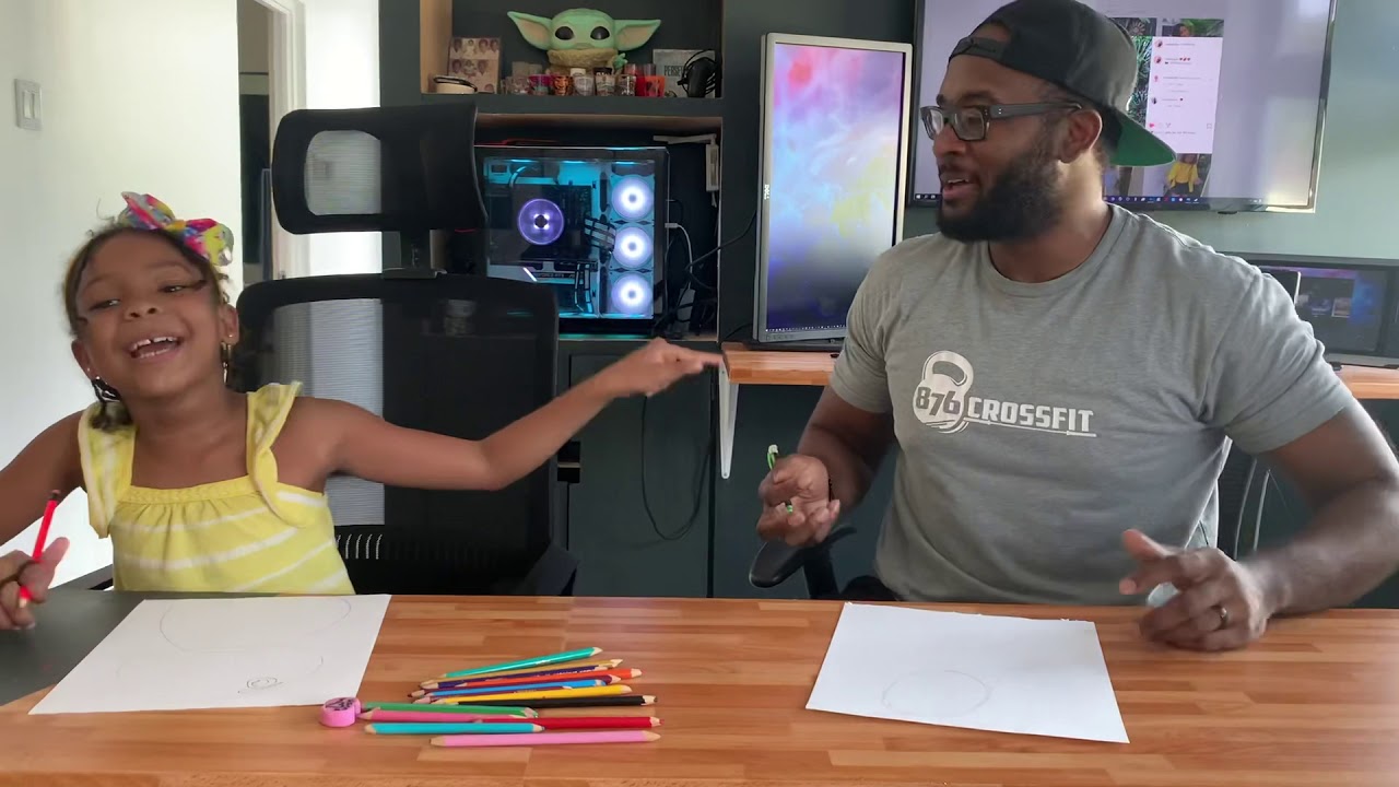 Drawing portraits with Uncle Chad - YouTube