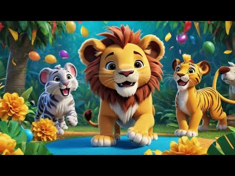 The Lion Who Wrote Shapes | Kids’ Song and Nursery Rhyme - YouTube