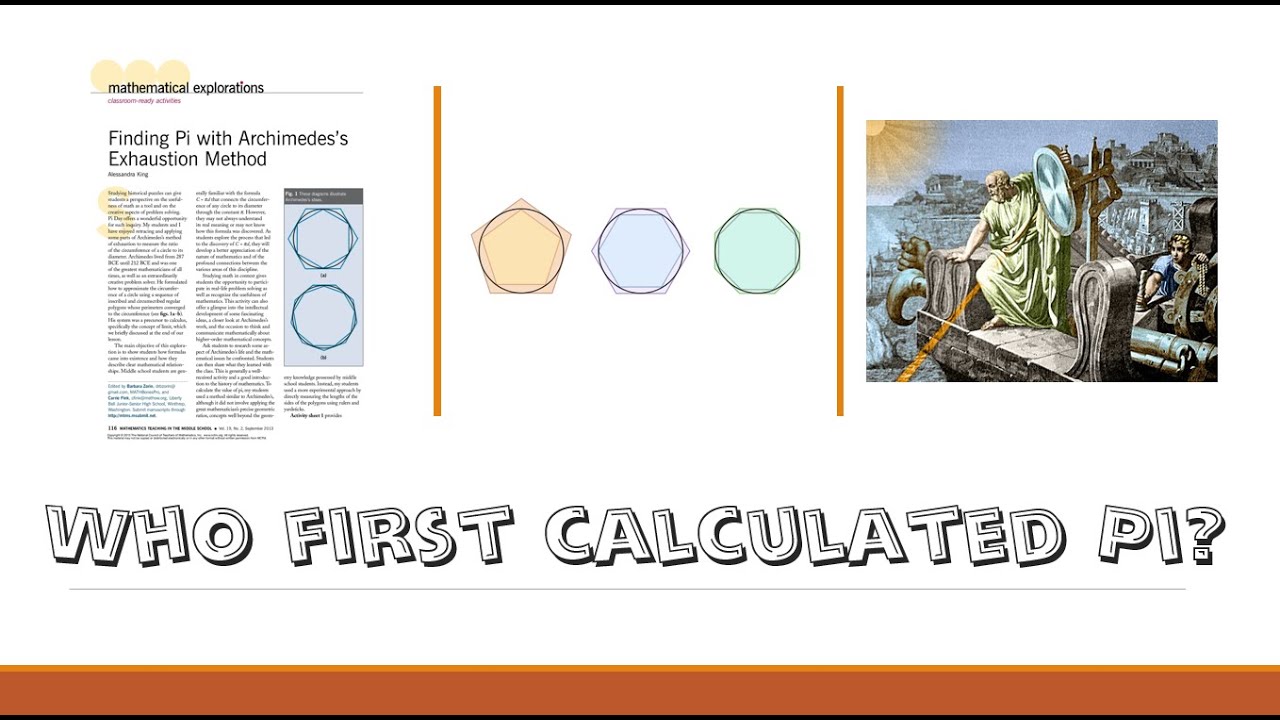 Who first calculated Pi? - YouTube