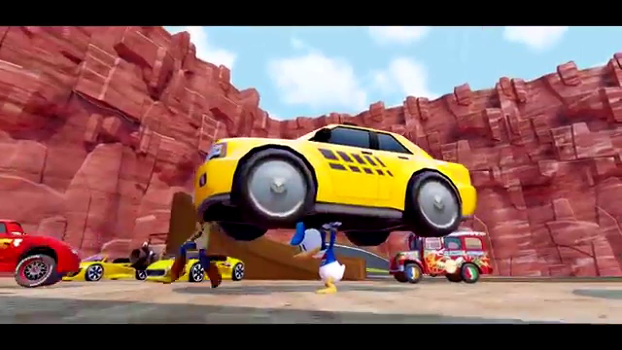 Disney Cars Pixar Donald Duck Nursery Rhymes Songs for Children with ...