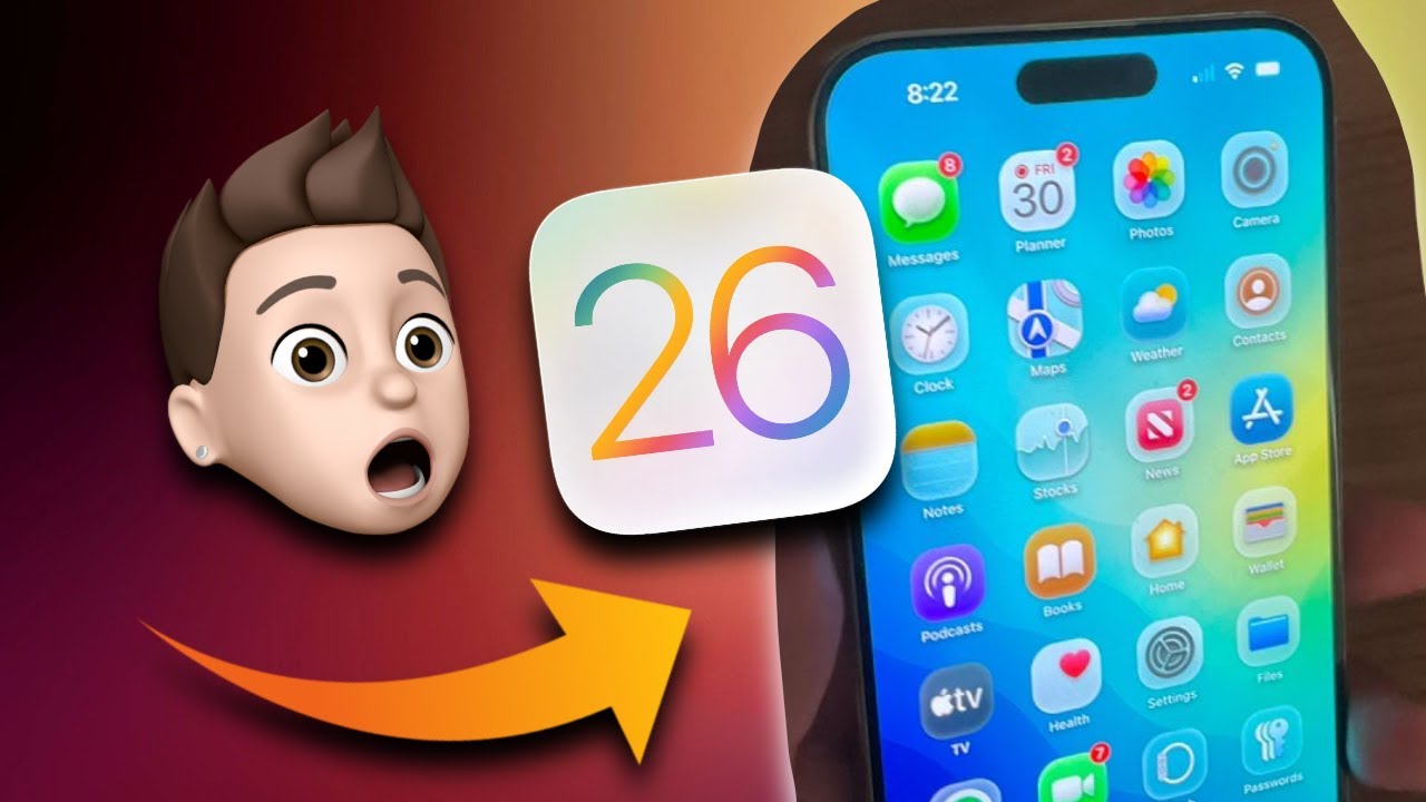 iOS 26: Svelato il NUOVO DESIGN o è UN FAKE? - YouTube