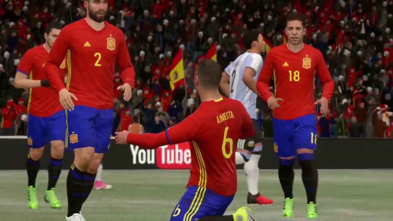 Taconazo de Iniesta | FIFA 17 - YouTube