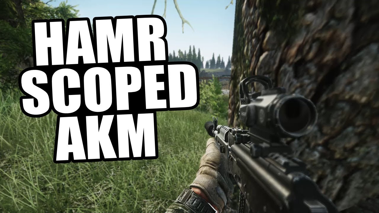 Escape From Tarkov: Hamr Scoped Akm - YouTube