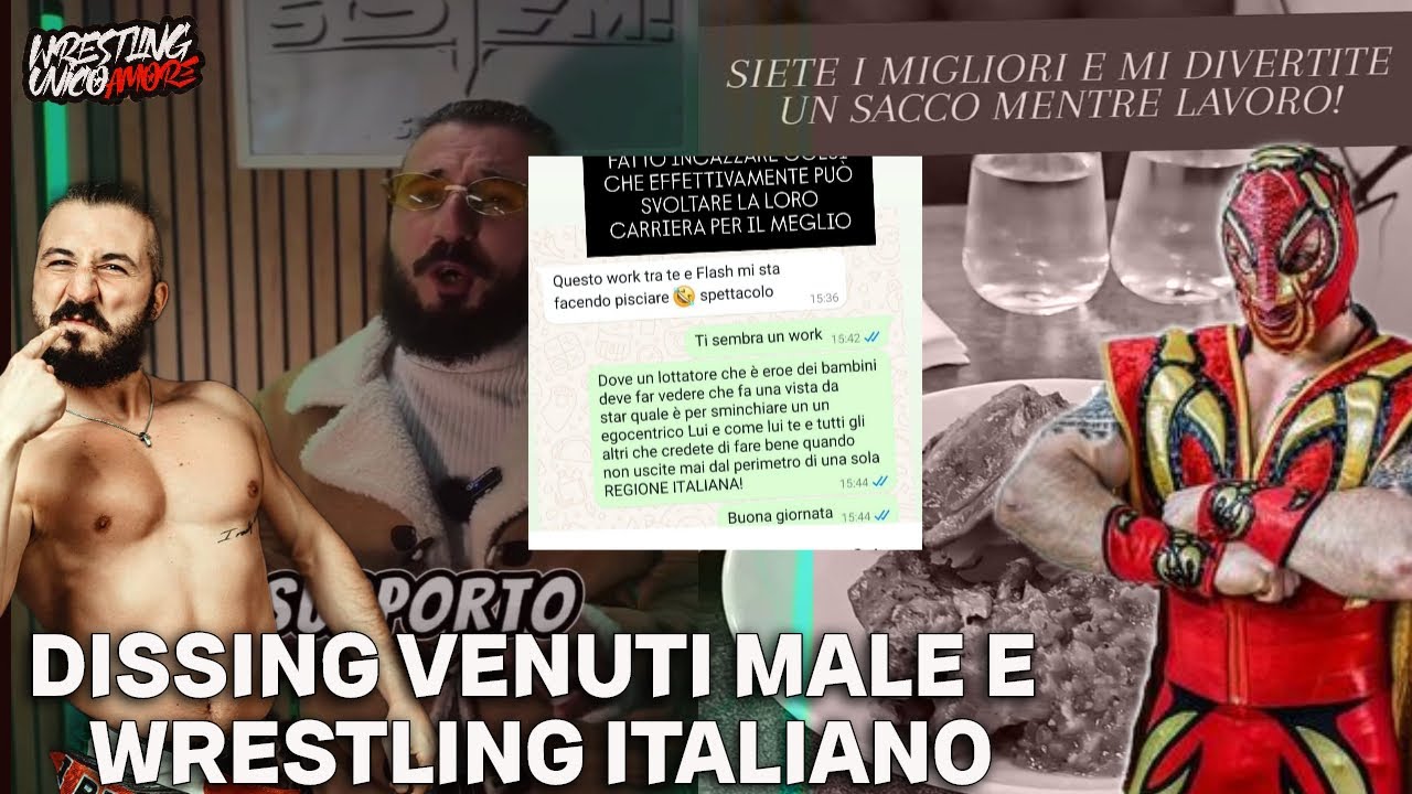 DISSING VENUTI MALE E WRESTLING ITALIANO - YouTube