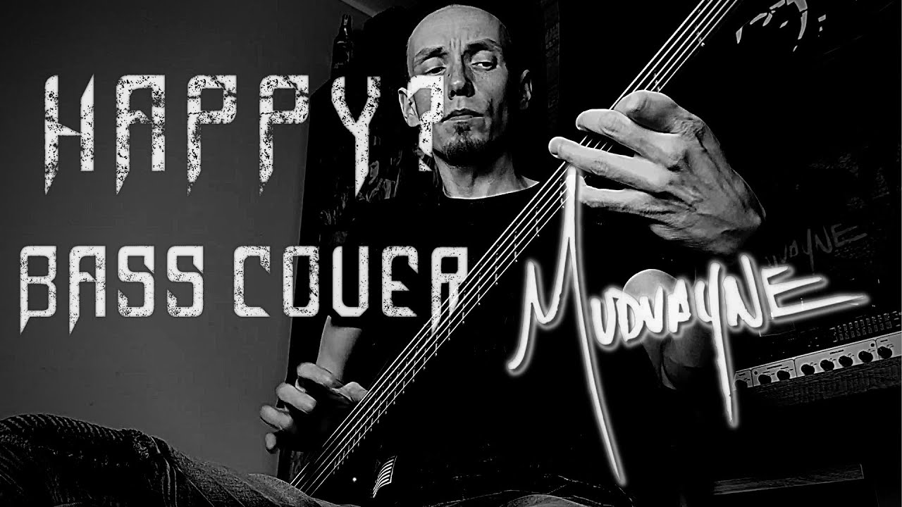 Mudvayne - Happy? (bass cover) - YouTube