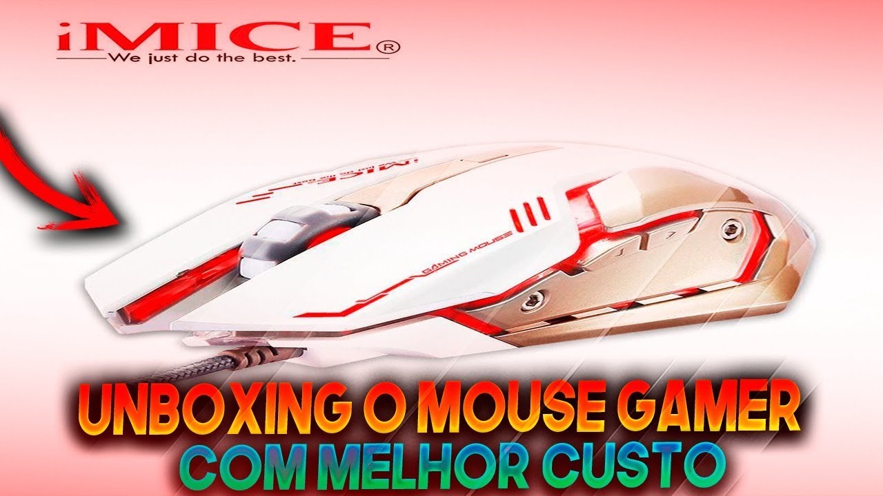 REVIEW DO MEU MOUSE IMICE V6 ♥ - YouTube