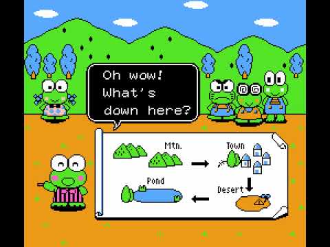 Kero Kero Keroppi no Daibouken 2: Donuts Ike ha Oosawagi (NES) full playthrough (English) - YouTube