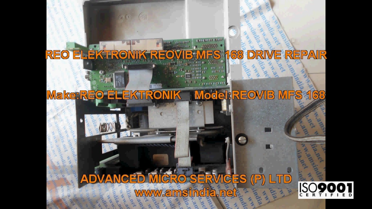 REO ELEKTRONIK REOVIB MFS 168 DRIVE REPAIR @ Advanced Micro Services ...