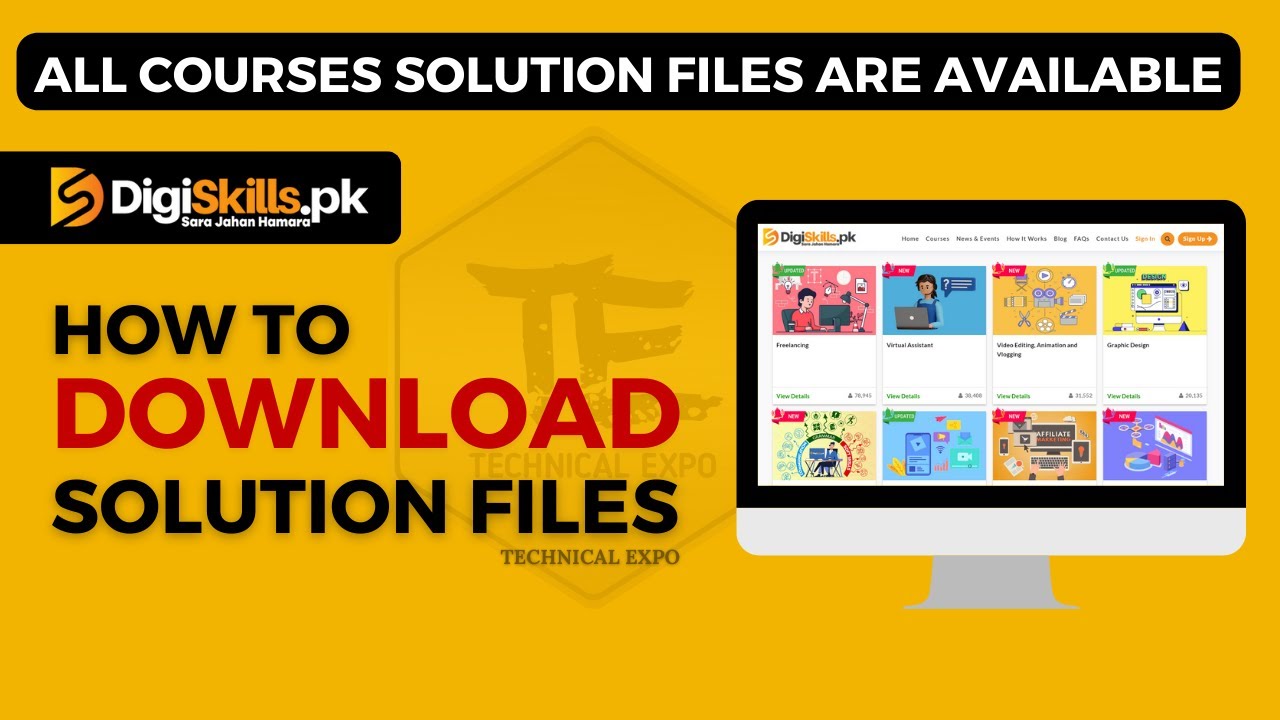 How to download Digiskills All Courses Exercise Solution Files ...