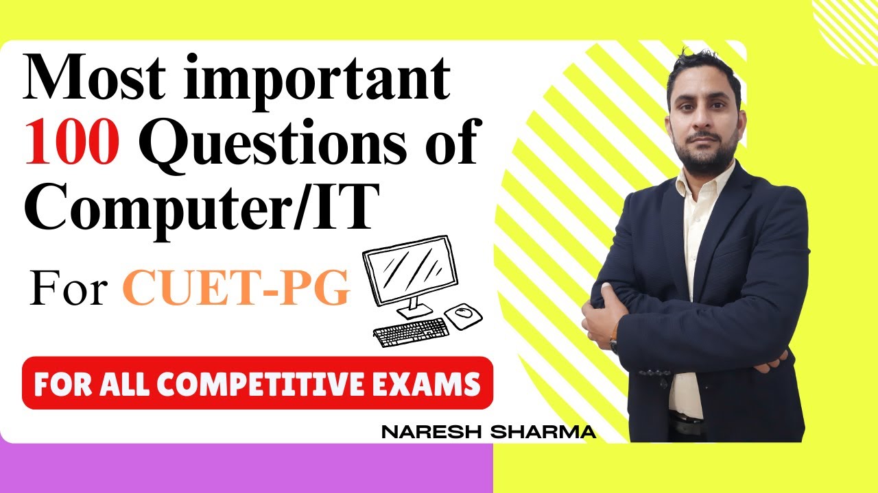 Top 100 Computer Questions for CUET-PG and other Competitive Exams ...