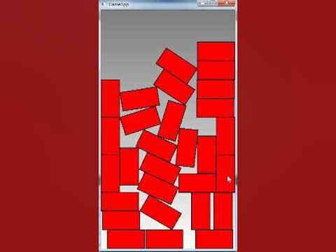 dynamic physics scene using Box2D and Qt Quick - YouTube