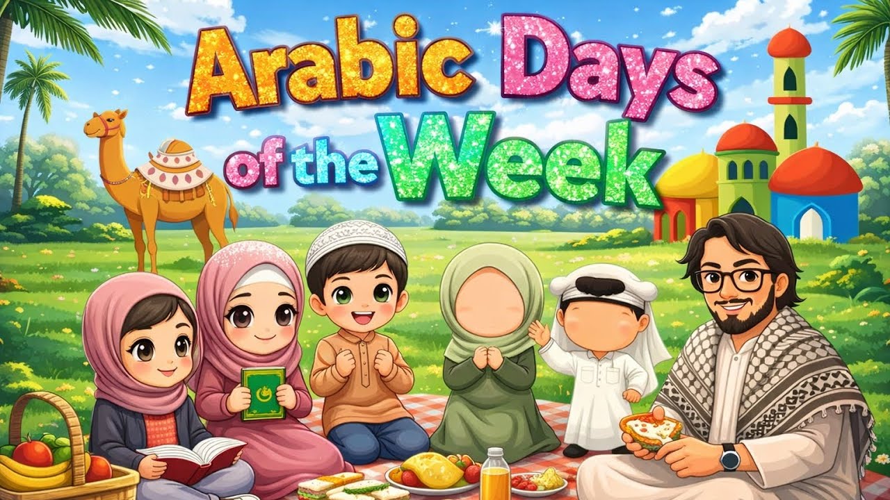 Arabic Days of the week | Days of the week | Arabic Rhymes | islamic ...
