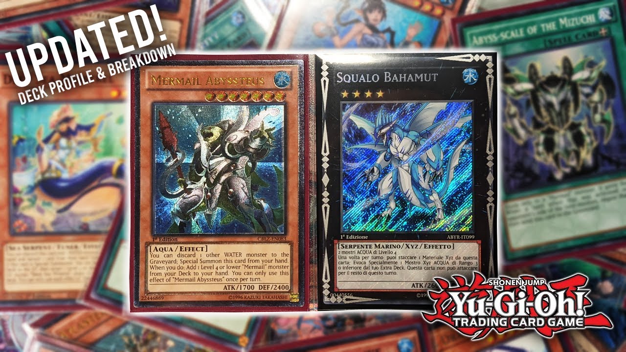 Yu-Gi-Oh! Updated Deepsea Atlantean Mermail Deck Profile (June 2021 ...