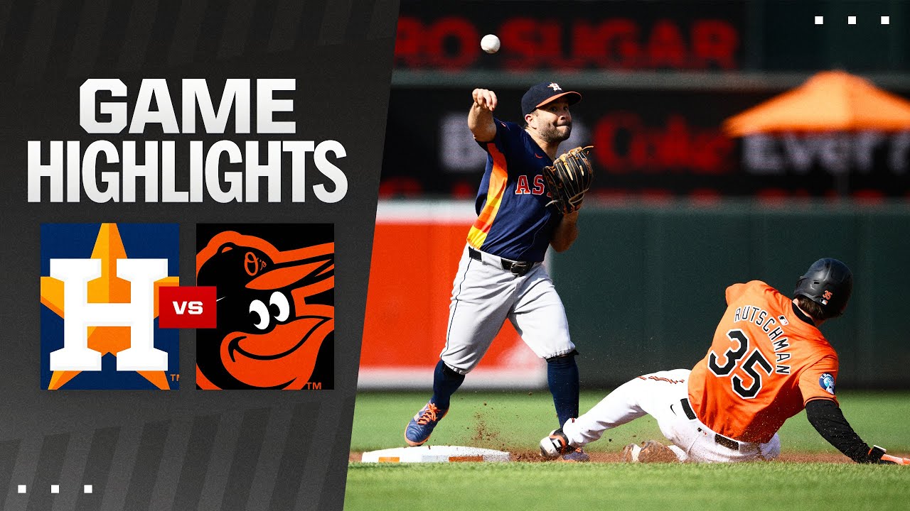 Astros vs. Orioles Game Highlights (8/24/24) | MLB Highlights - YouTube