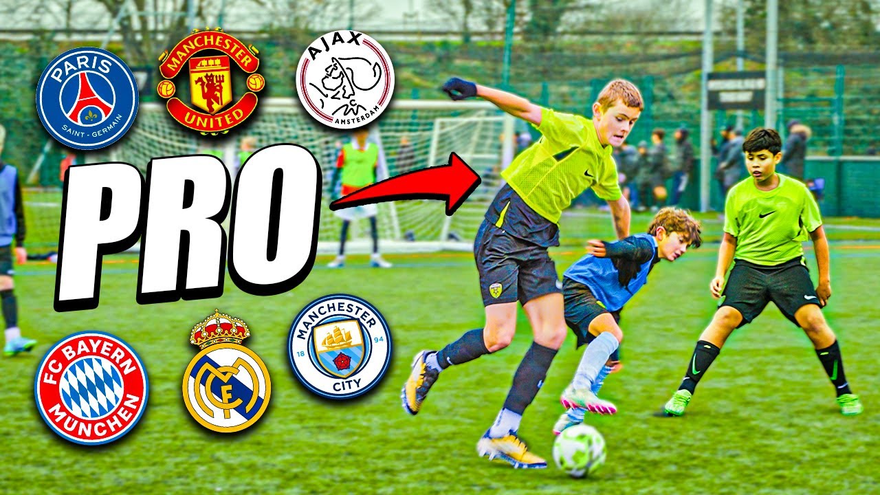 I Entered A PRO Kid Footballer Tournament! - YouTube