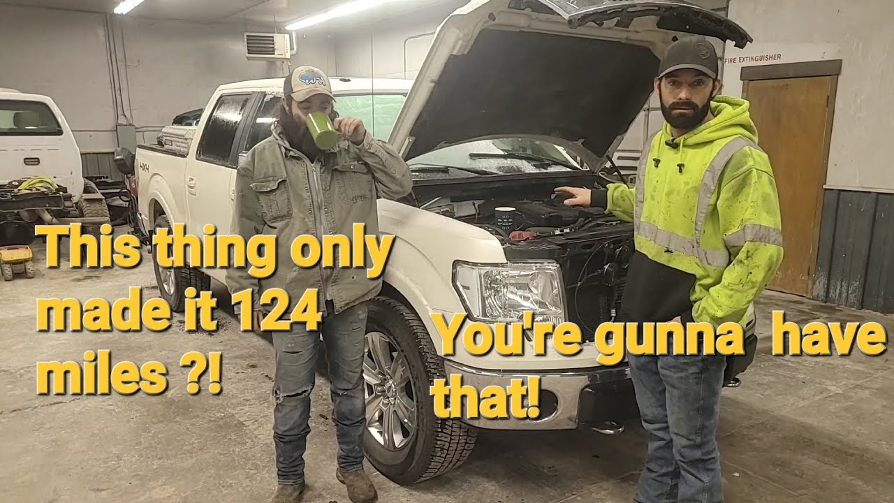 Only 124 miles on long block 5.4L in this 2009 F150, time for a new one ...