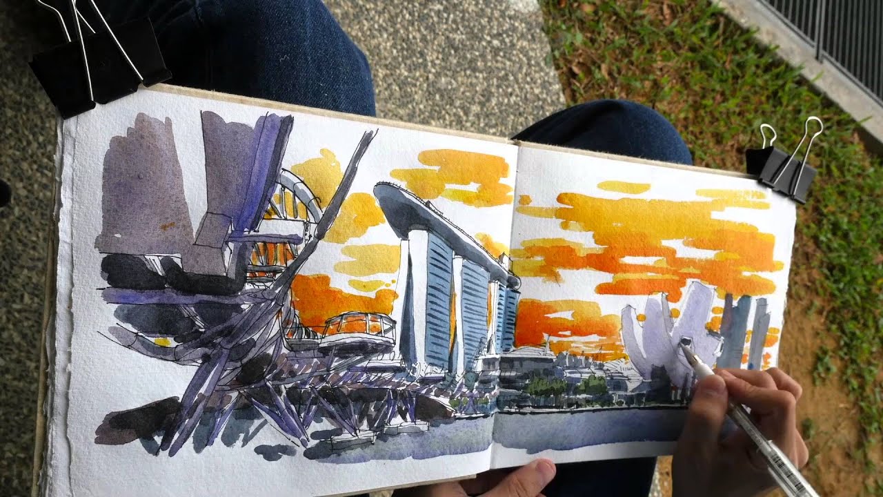 Helix Bridge Drawing