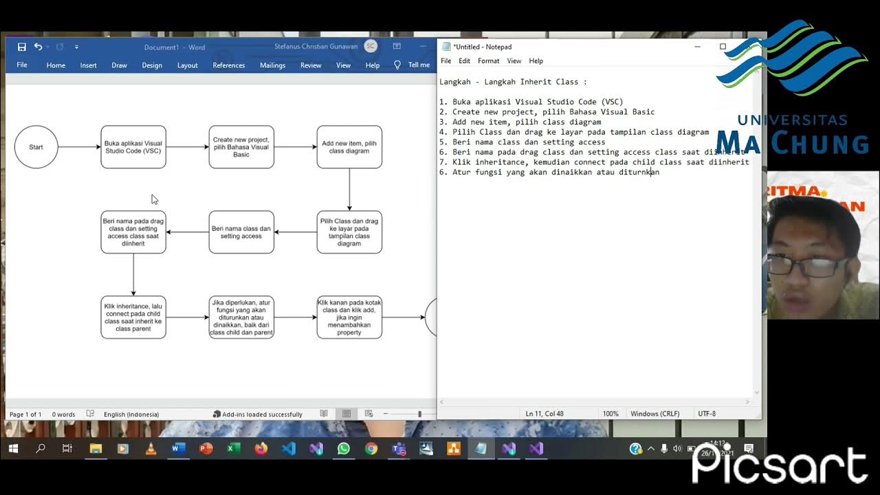 KB Theory Flowchart Pseudocode Inheritance Class - YouTube