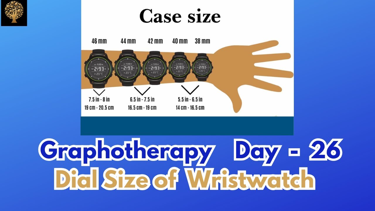 Dial Size of Wristwatch - YouTube
