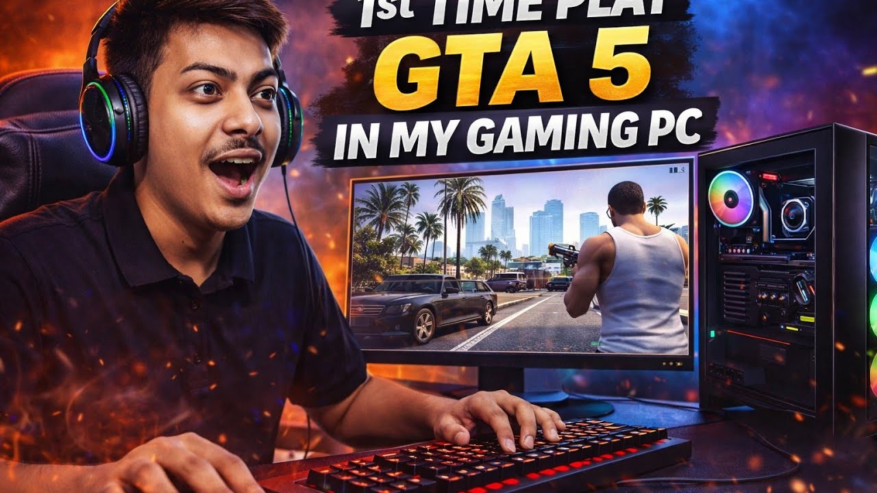 First time play gta v on my gameing pc | Gameplay #1 | GAMEIGO - YouTube
