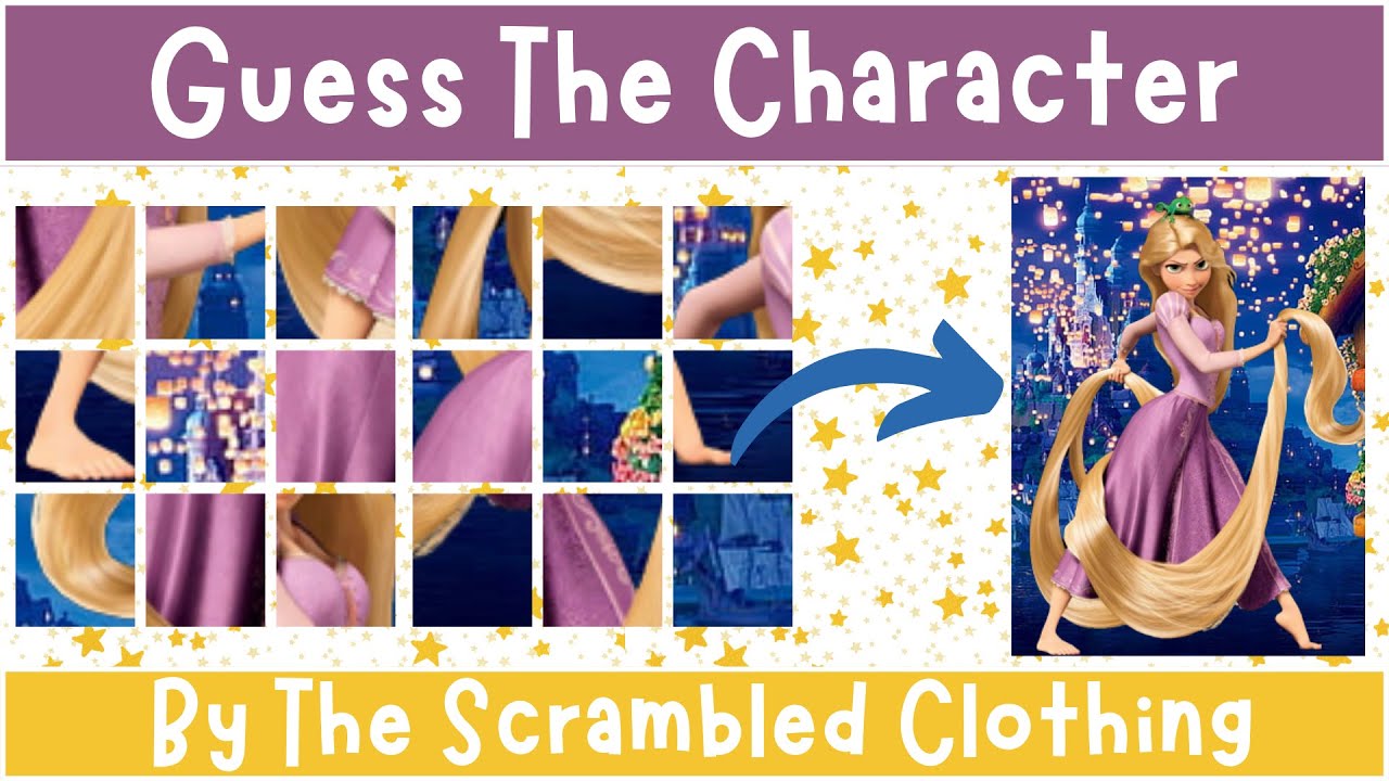 Can You Guess The Disney Character By Their Scrambled Clothing ...