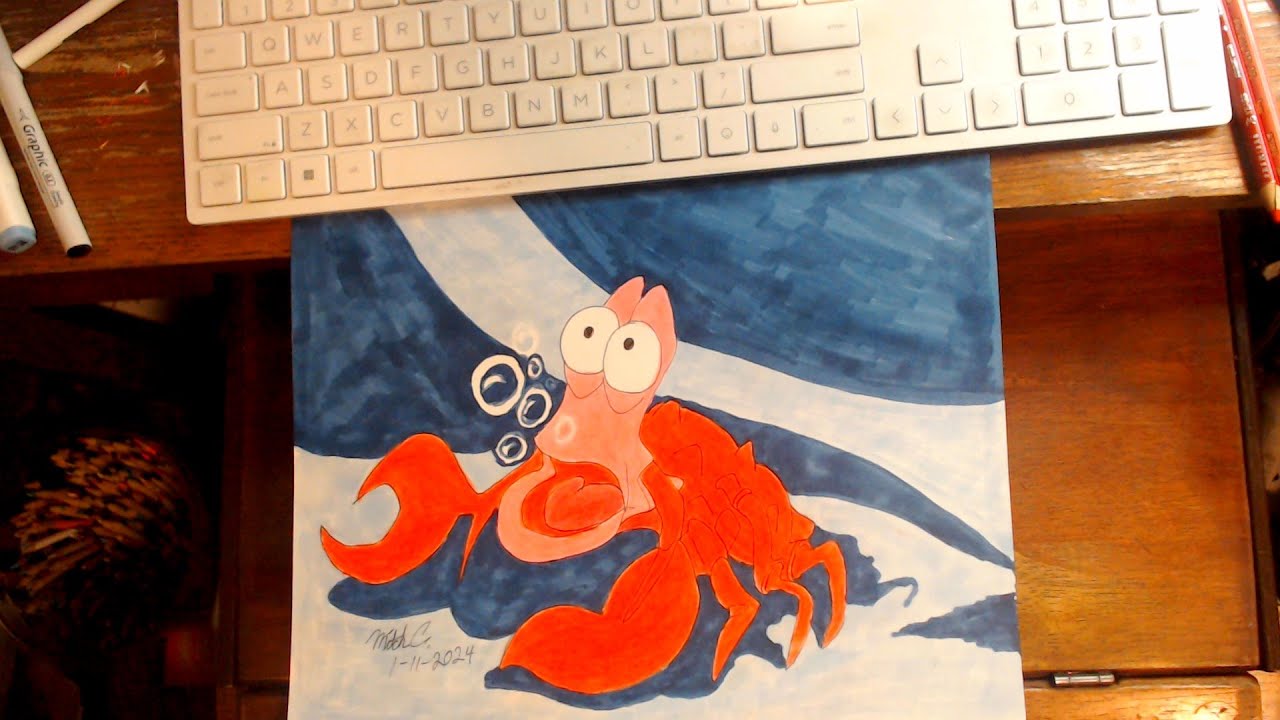 Drawing For Dan T. @Disney Art. Sabastian from @Thelittlemermaid123 ...