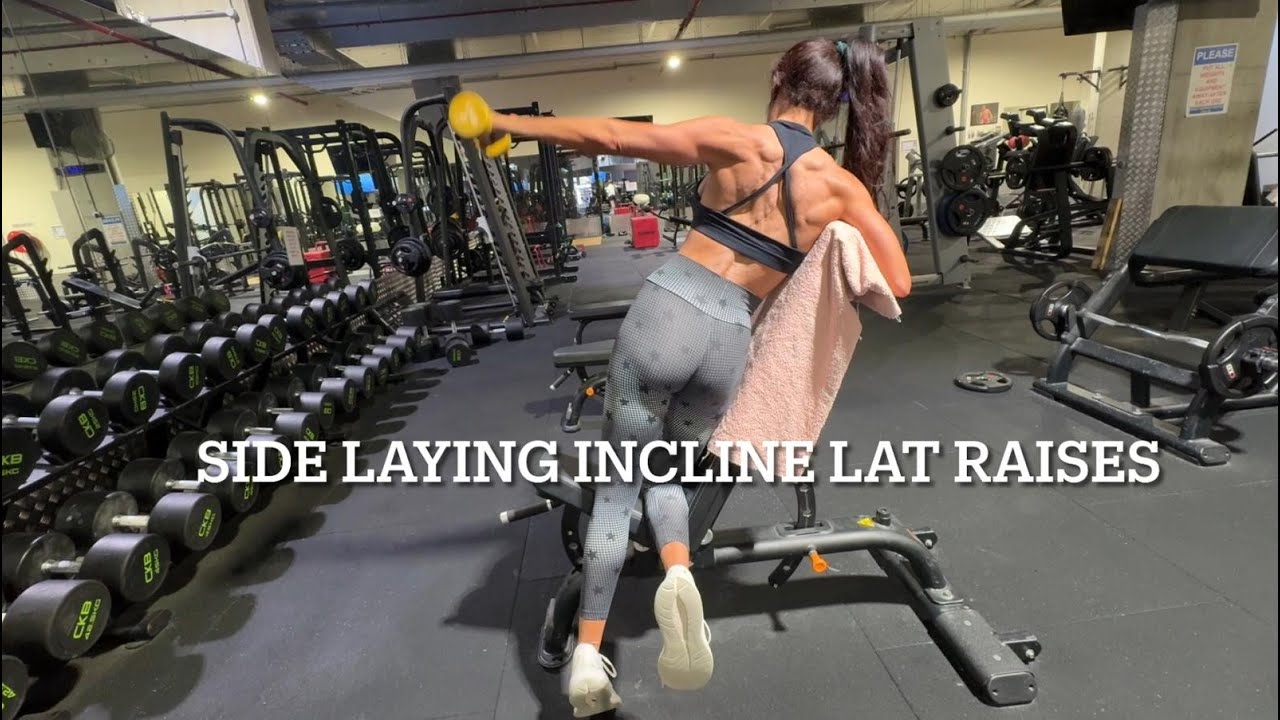 Side Lying Incline Lat Raises Tutorial - YouTube