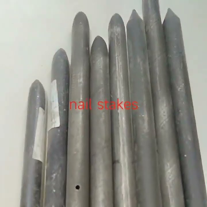 round steel stakes - YouTube