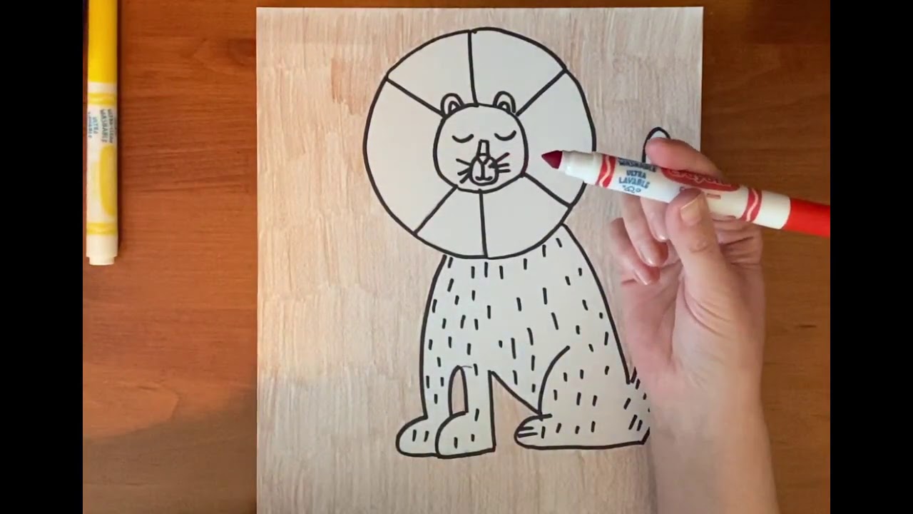 Color Wheel Lion Part 2 - YouTube