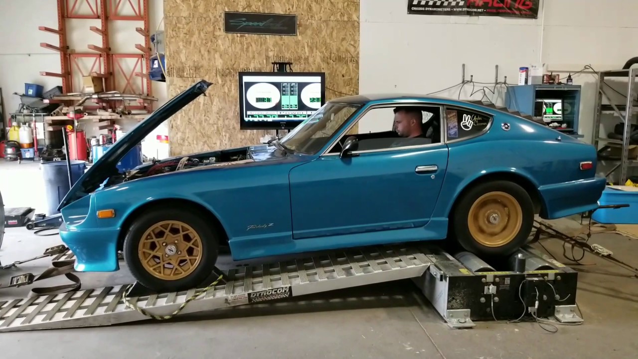 Speedtech Datsun 280Z L28 dyno run - YouTube