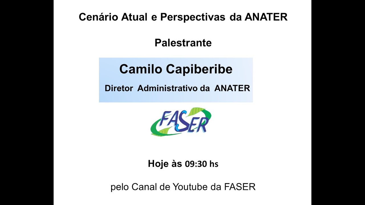 Cenário Atual e Perspectivas da ANATER - YouTube