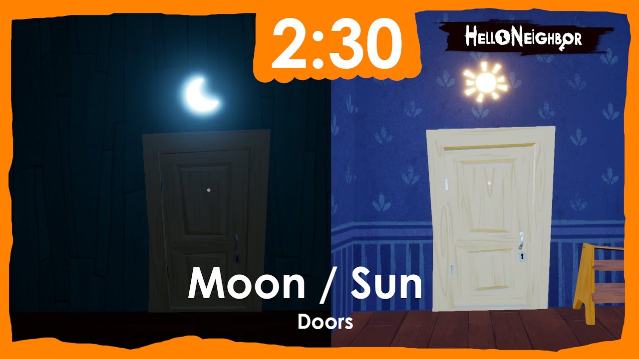 NNT 2 - Hello Neighbor Sun-Moon Door (How to) - YouTube