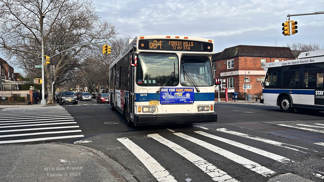 MTA Bus Onboard: 2007 Orion VII OG HEV 3676 On The Q64 - YouTube