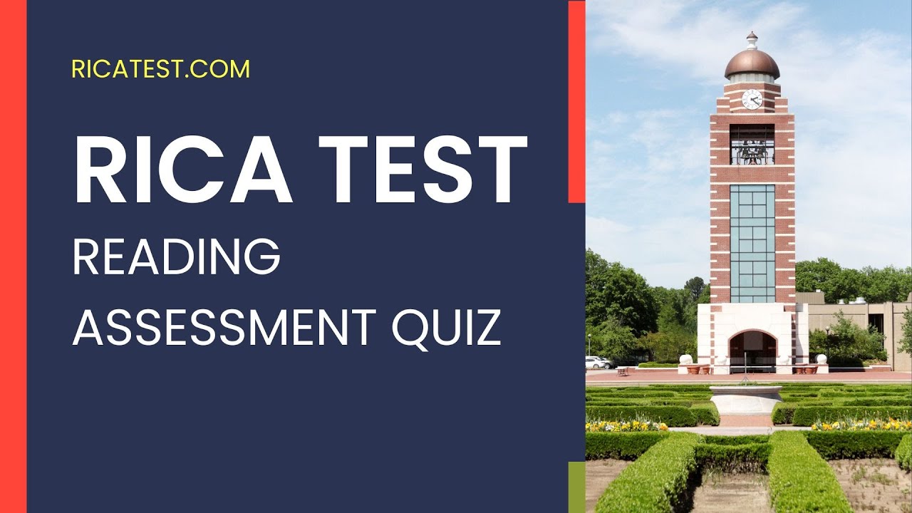 RICA Test Prep Reading Assessment Quiz - YouTube