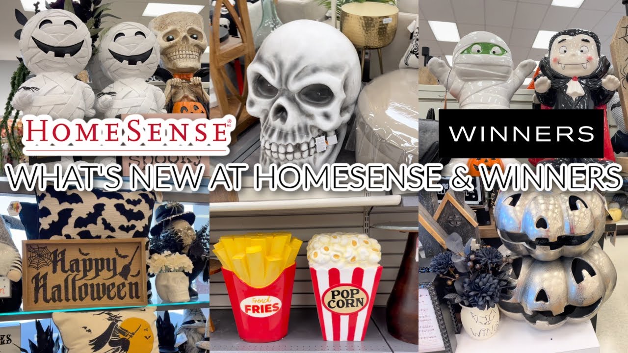 WHAT'S NEW AT HOMESENSE & WINNERS 🎃 - YouTube
