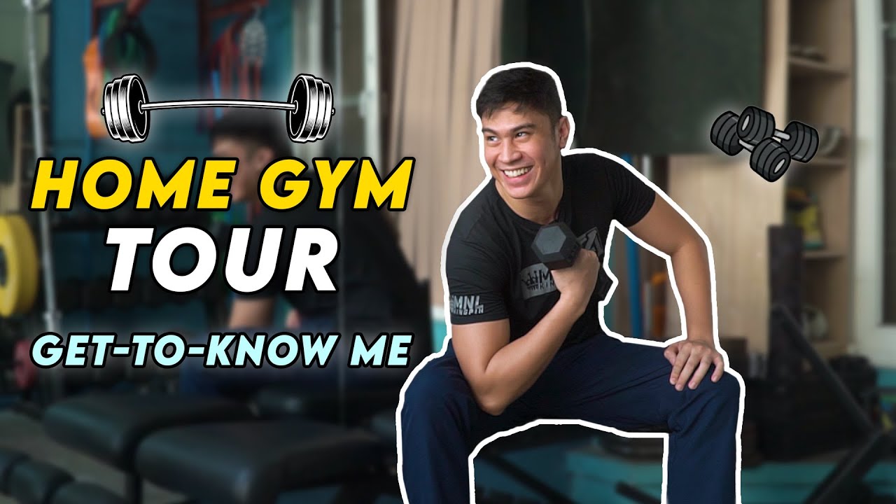 Home Gym Tour + Get To Know Me | Jeremiah Lisbo - YouTube