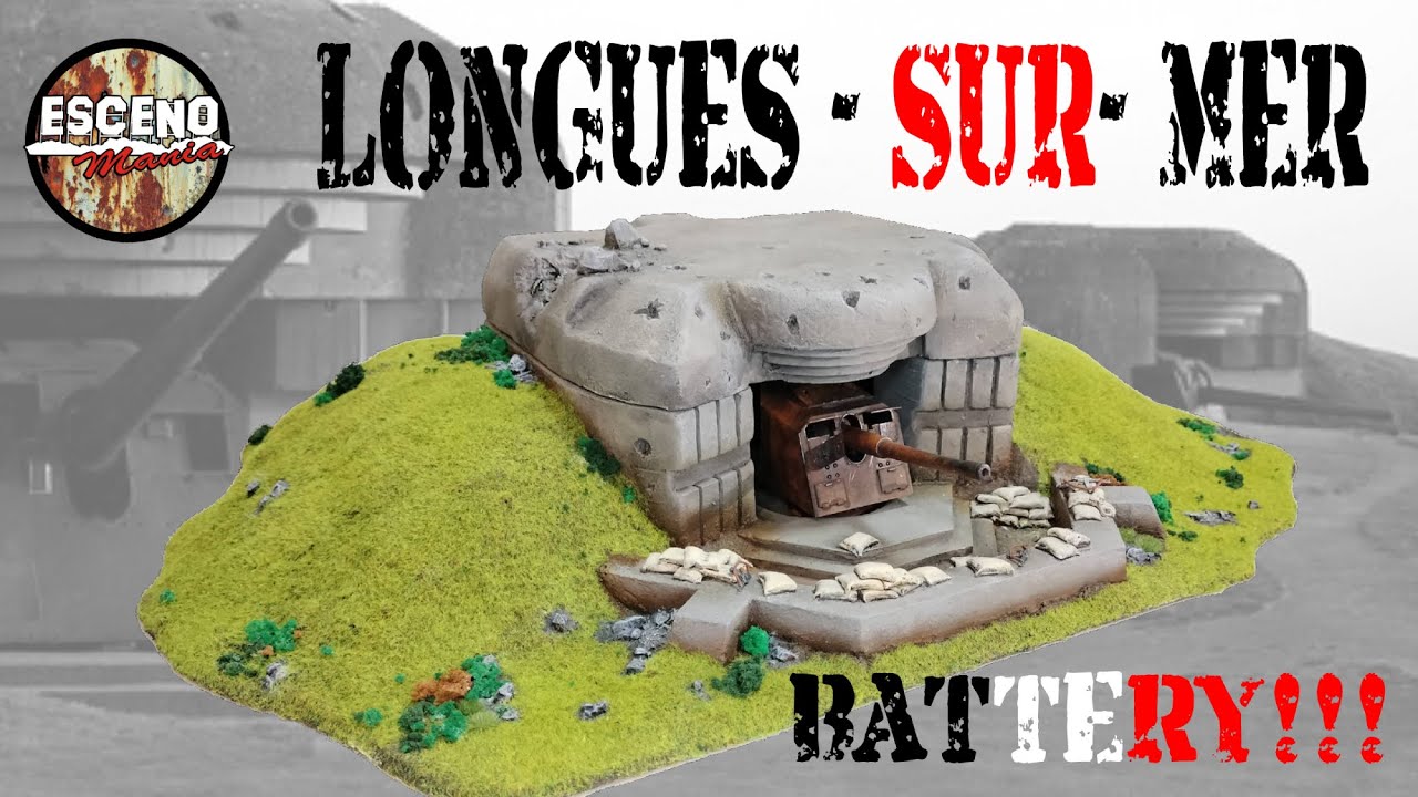 Ep #26. BATERÍA DE ARTILLERÍA DE LONGUES-SU-MER (bunker)!!!. Battery of ...