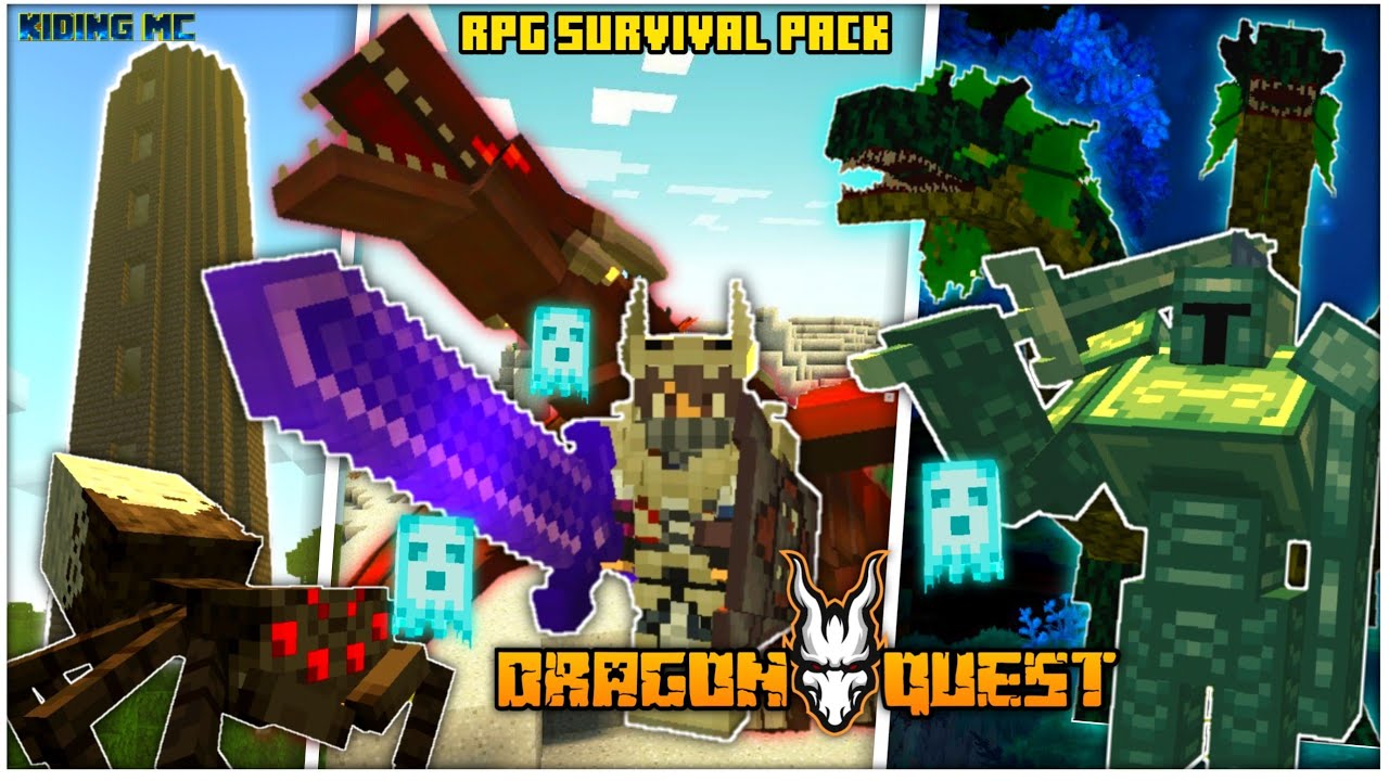 🔥Addon Pack SỨ MỆNH RỒNG - DRAGON QUEST Cách Tải Và Cài Cho Minecraft ...