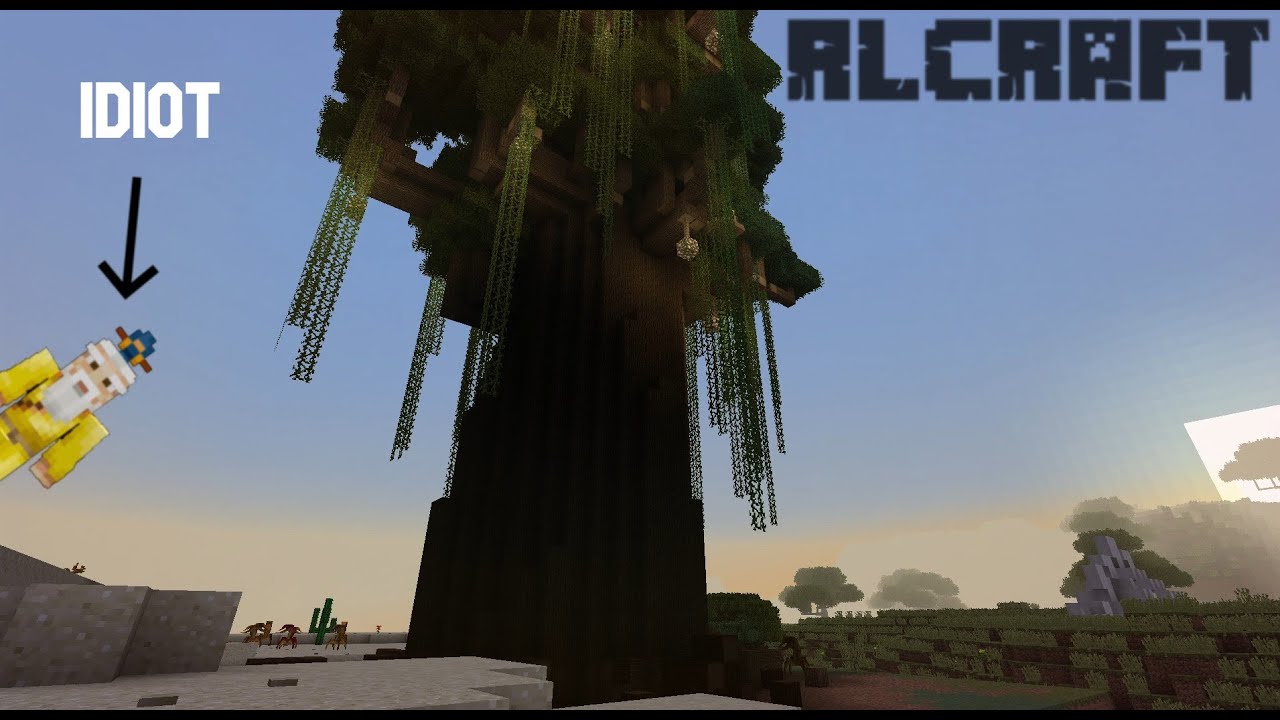 Minecraft / Tree Dungeon | An Idiot On RL Craft [Episode 7] - YouTube
