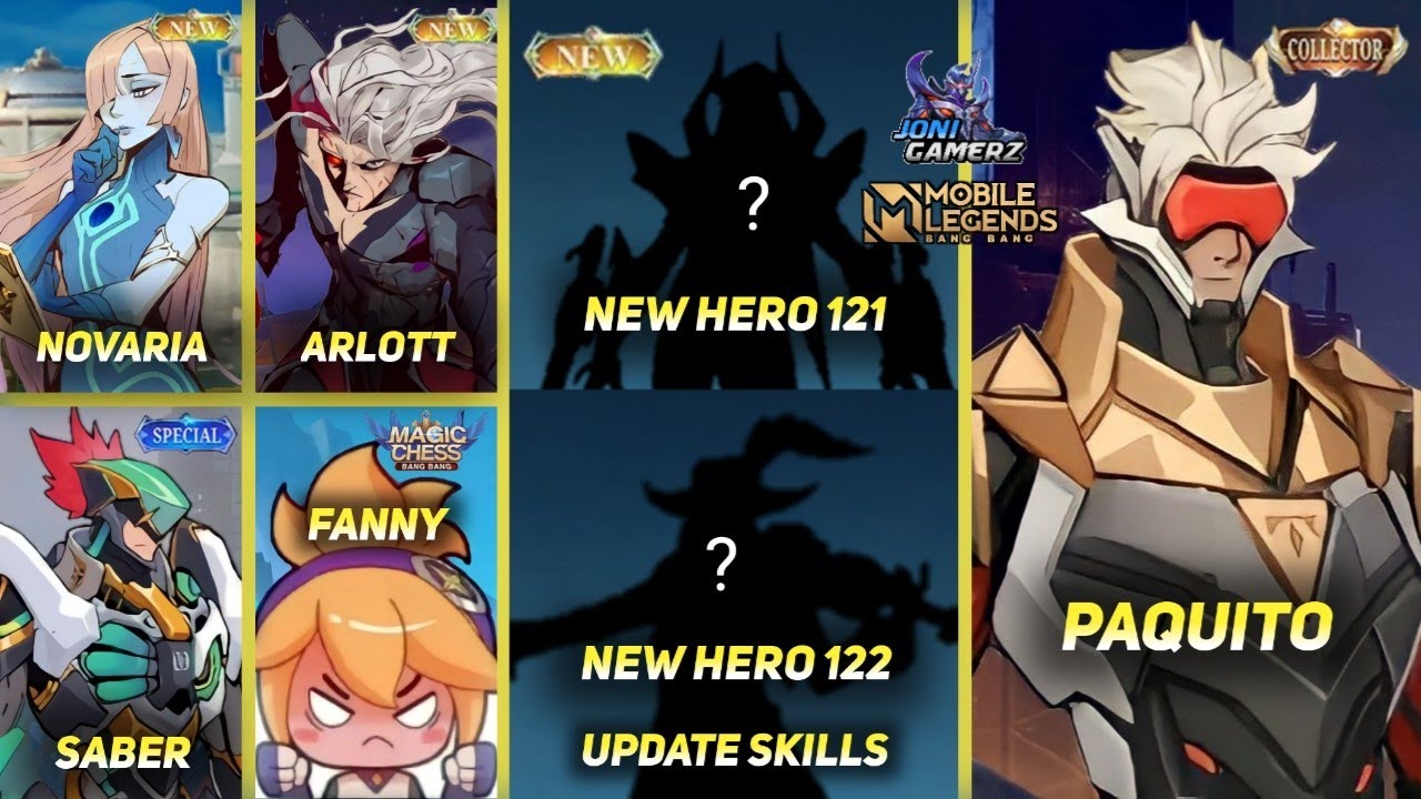 PAQUITO SKIN COLLECTOR, NEW HERO ARLOTT, HERO NOVARIA, ARGUS SKIN ...