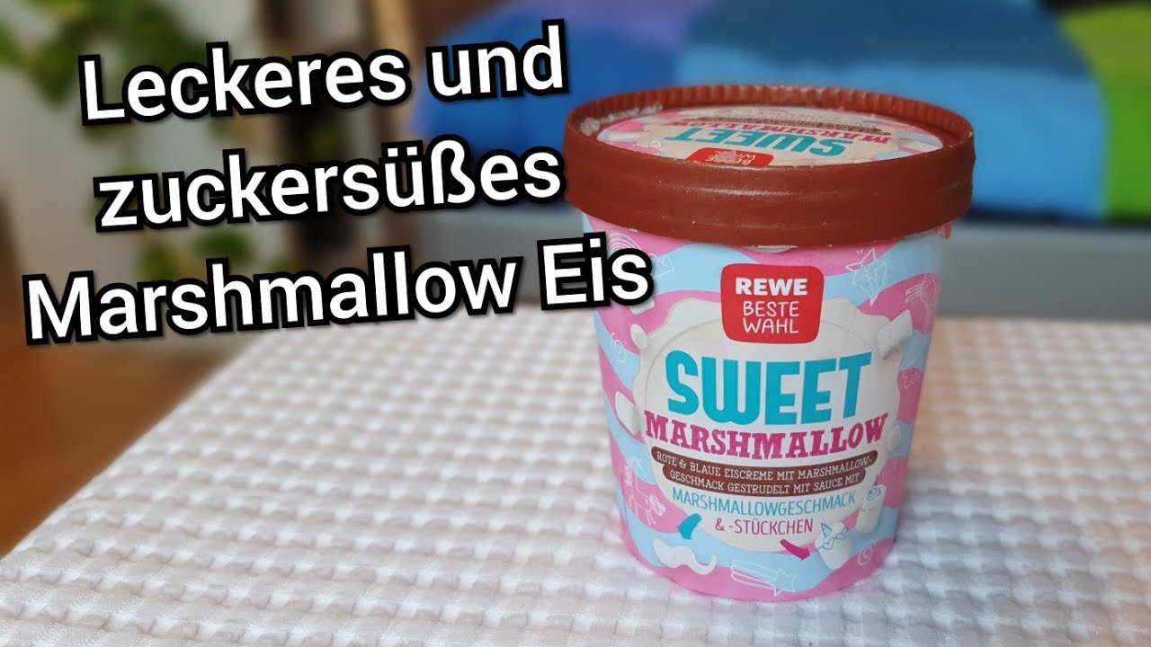 Rewe Eis Sweet Marshmallow | ein zuckersüßer Genuss | FoodLoaf - YouTube