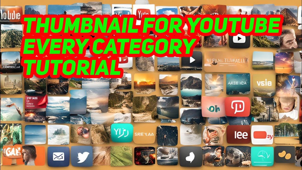 Best YouTube Thumbnail Ideas for Every Channel! [Tutorial 2024] # ...