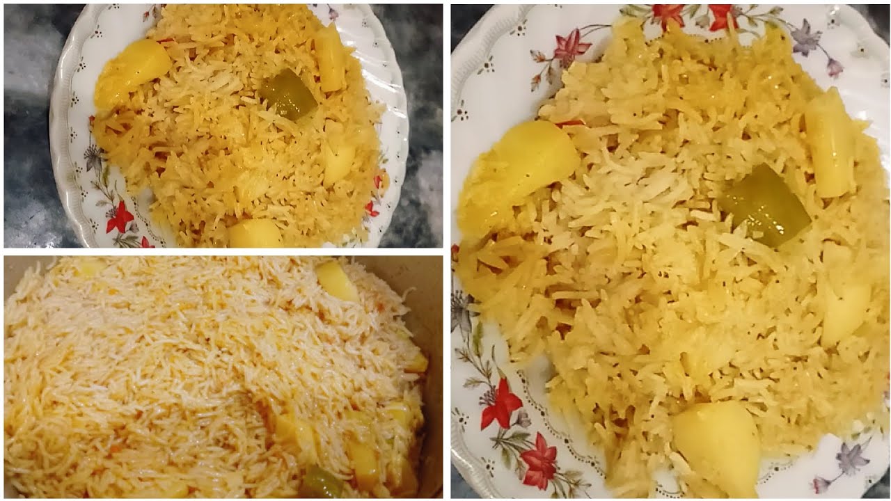 Alu Tahari Recipe | Alu pulao | Simple & Easy to make آلو پلاؤ بنانے کا ...