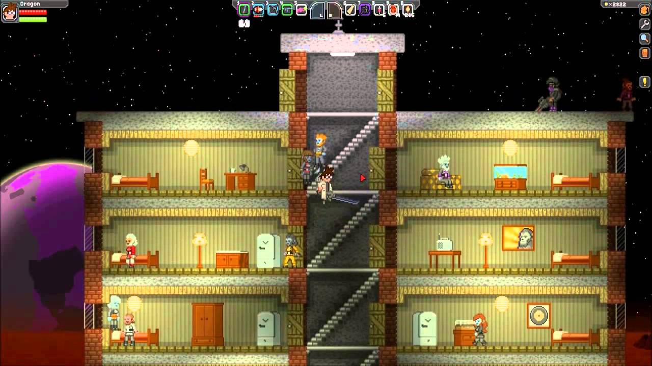 Starbound Beta: A New Reset - Episode 33 - MONKEY APARTMENTS! - YouTube
