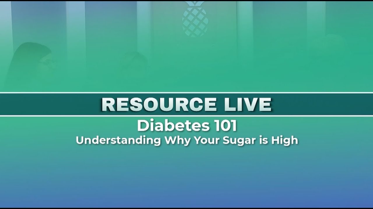 Resource Live: Diabetes 101 - YouTube