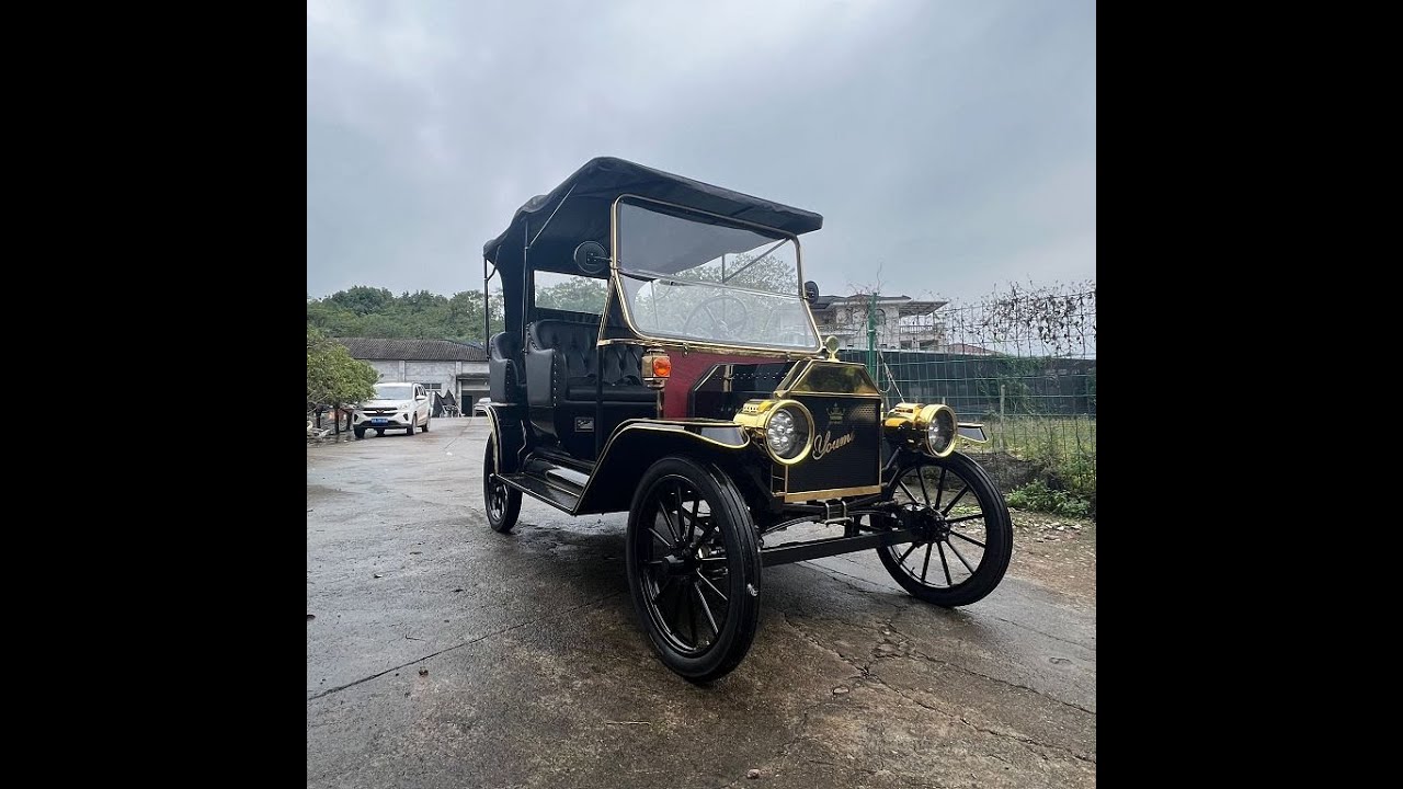 Ford Model t golf cart test driving - YouTube