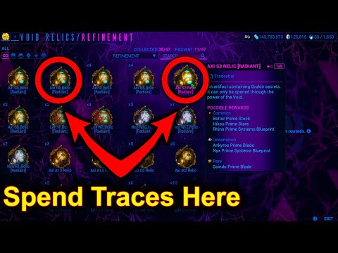 Warframe The Best Way to Spend Void Traces