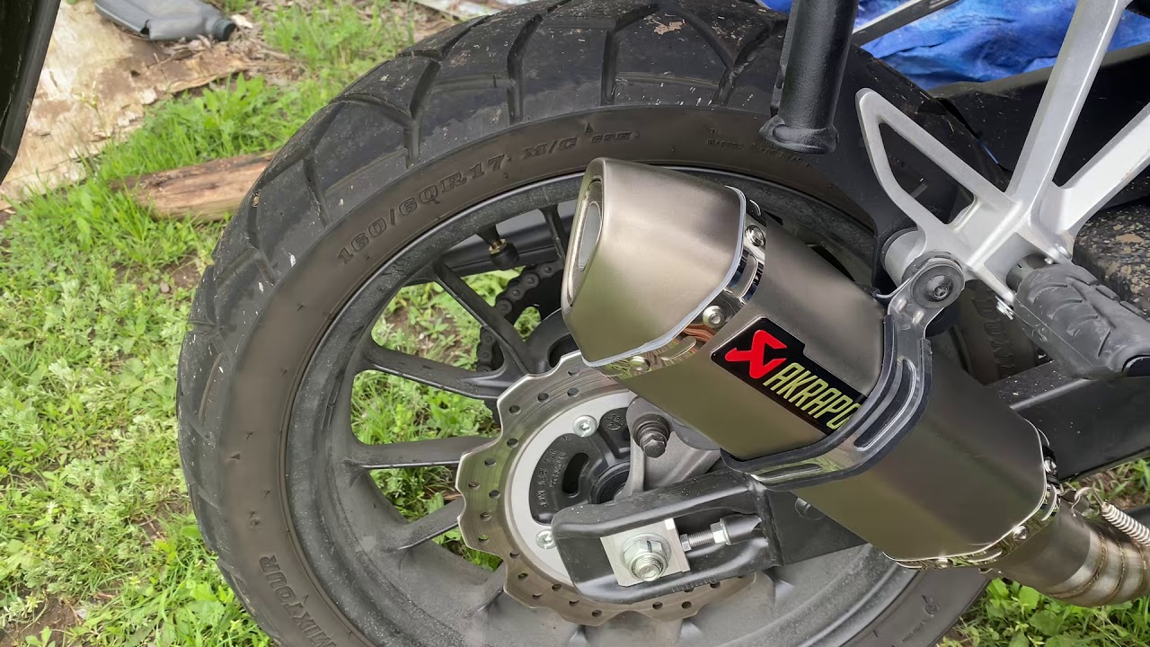Fake akrapovic cb500x 2019 - YouTube